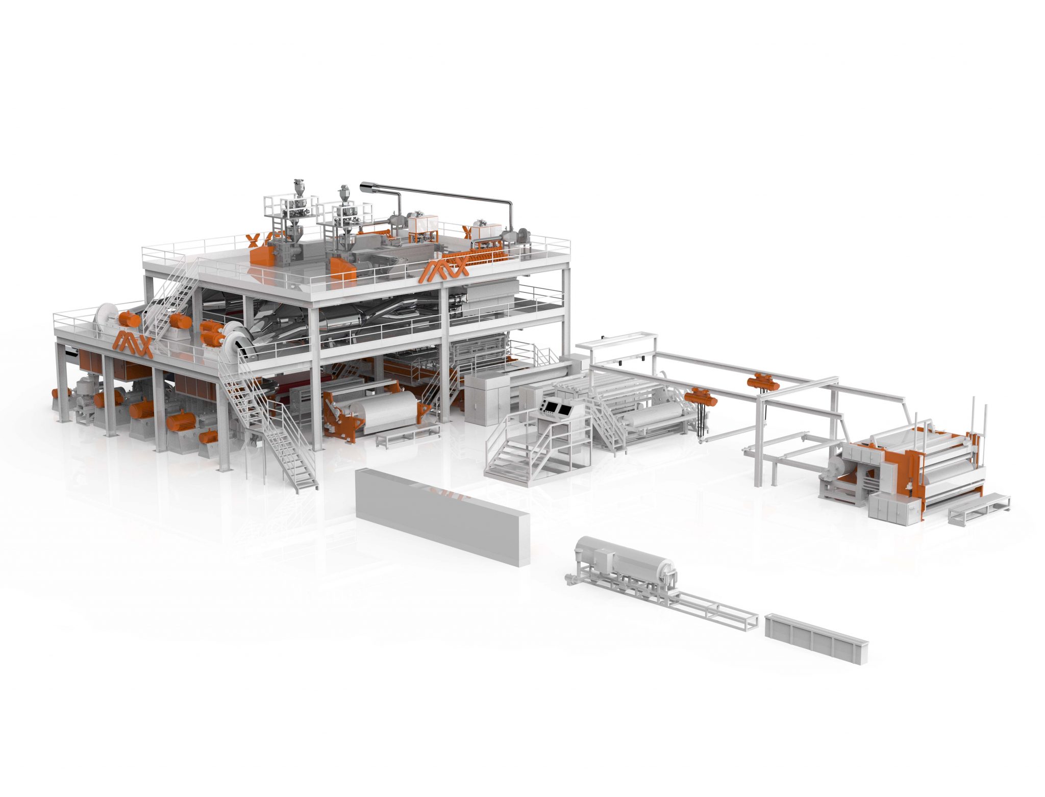 PP Spunbond and Meltblown Nonwoven Machine - AZX Nonwoven Machine