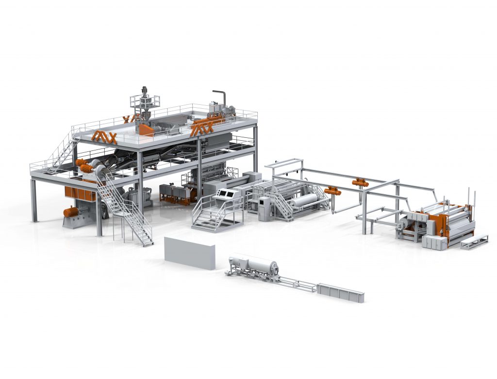 Efficient and stable Spunbond Machines - AZX Nonwoven Machine