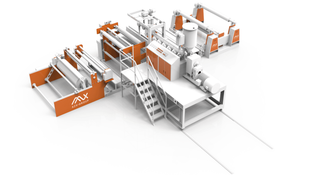 Nonwoven Fabric Extrusion Laminating Machine - AZX Nonwoven Machine