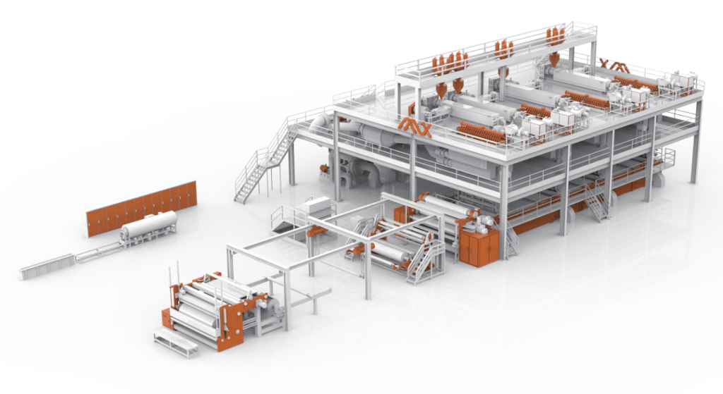 SSSS Spunbond Nonwoven Machine - AZX Nonwoven Machine
